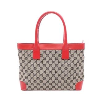 Gucci Pre-owned GG Canvas Tote Bag - - Pre-owned - Damen - Rot - ONE SIZE