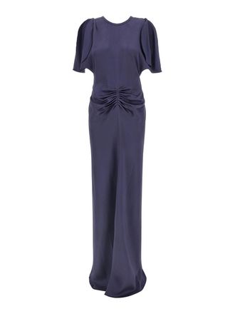 Victoria Beckham Robe Au Genou - Violet