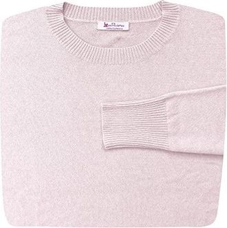 Les Poulettes Bijoux - Pull Parfait en Cachemire Col Rond Taille Unique - Rose