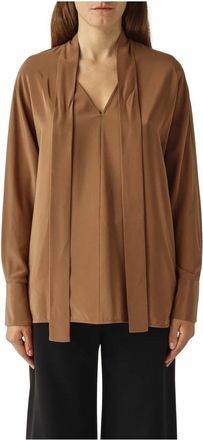 Max Mara Femme, Blouses et Chemises, Brun, Taille: 42 FR Shirt