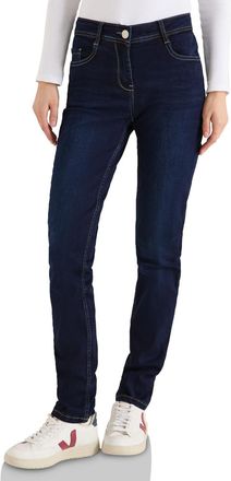 Cecil Slim Leg Jeans Dark Blue wash 32