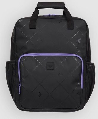 Roxy Wave Whisper Rubber Rucksack anthracite monogram rx