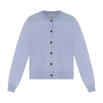 Burberry Femme, Pulls, Bleu, Taille: 44 FR Wendy Cardigan