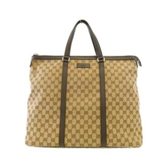 Gucci unisex, Pre-owned, Beige, Taille: ONE Size Sac cabas en toile Pre-owned