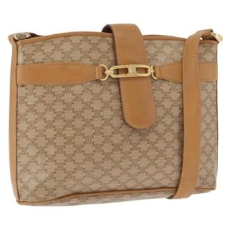 Celine Sac bandouli&egrave;re en plastique Pre-owned - Femme - Pre-owned - Beige - Taille: ONE Size