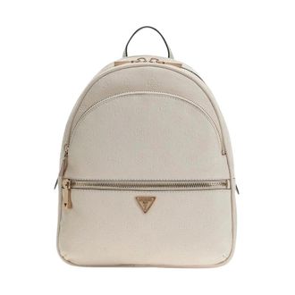 Guess Rucksack mit Rei&szlig;verschluss und mehreren Taschen - - Bags - Damen - Beige - ONE SIZE