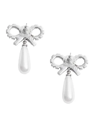 Self Portrait Womens Drop Earrings Rs26631ep Silver Metallic Copper