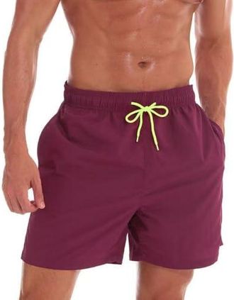 Generic HUIWDP Short de bain d&eacute;t&eacute; pour homme - Style d&eacute;contract&eacute; - Surf - Short de sport - Taille &eacute;lastique, A6, XXL