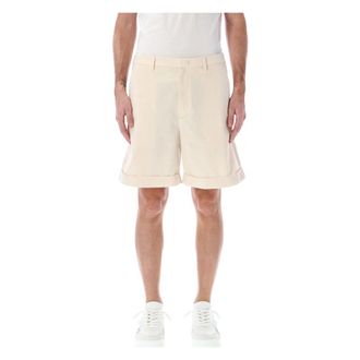 Valentino Garavani Bermuda-Shorts mit Bundfalten - - Shorts - Herren - Beige - M