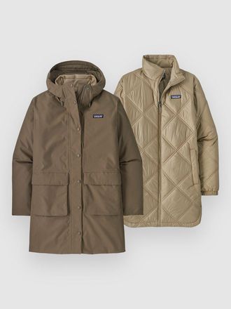 Patagonia Pine Bank 3-In-1 Parka marron
