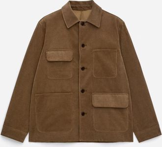 Arket Utility-Jacke Aus Cord -Beige