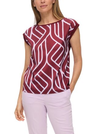 s.Oliver Black Label Damen 2151855 T-Shirt, RED 38D3, 36