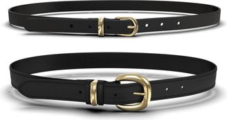 Pieces Pcpulietta Myra Jeans Belt 2-Pack Wb