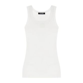 Raf Simons &Auml;rmelloses Tanktop - - Tops - Damen - Wei&szlig; - M
