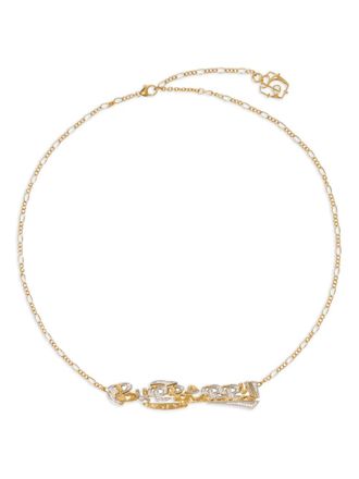 Burberry collier en chaine &agrave; pendentif - Or