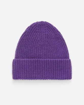 Arket Woll-Beanie -Lila