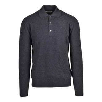 FILIPPO DE LAURENTIIS Polo-Shirt aus Strick - - Tops - Herren - Grau - L