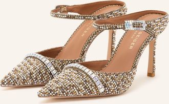 Kurt Geiger Slingpumps Mit Schmucksteinen silber