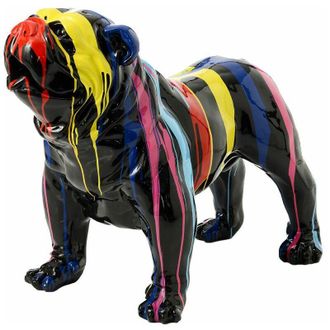 Amadeus Amadeus - Bulldog usa trash 70 cm noir et multicolore