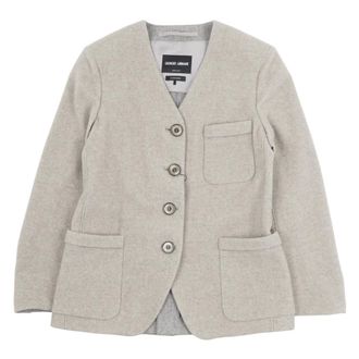 Giorgio Armani Damen, Jacken, Beige, MGr&ouml;&szlig;e