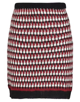 8 by YOOX JACQUARD MINI SKIRT