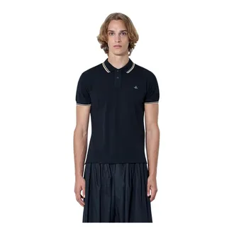 Vivienne Westwood Homme, Tops, Noir, Taille: L Polo Classique