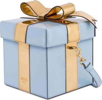 Moschino Femme, Sacs, Bleu, Taille: ONE Size Gift Box Bag