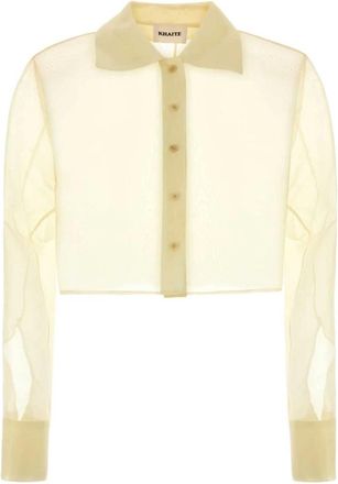 Khaite Femme, Blouses et Chemises, Jaune, Taille: 40 FR Jasen Top