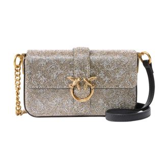 Pinko Pinko, Femme, Sacs, Noir, Taille: ONE Size Baby Love Bag Slouchy