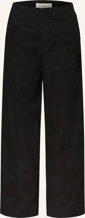 Calvin Klein Jeans Marlenehose Mit Leinen schwarz