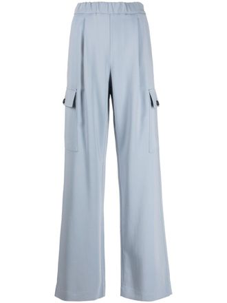 Lorena Antoniazzi Weite Cargohose - Blau