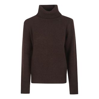 Polo Ralph Lauren Brauner Wollstrickpullover Aw25 - - Knitwear - Damen - Braun - L