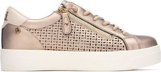 Xti Sportschuhe Sneaker Damen Gold - Bequeme und vielseitige Schuhe - Casual Mode - Modell 14509501 (Gr&ouml;&szlig;e 38)