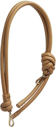 Fendi Beiger Leder-Schultergurt mit &uuml;bergro&szlig;em Knoten - - Bags - Damen - Beige - ONE SIZE