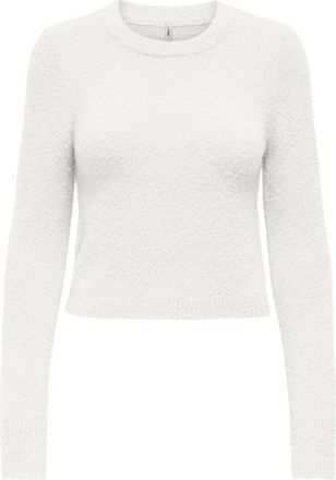 Only Damen Pullover ONLPETRA LS SHORT O-NECK CC KNT (DE/NL/SE/PL, Alphanumerisch, XS, Regular, Regular, cloude dancer)