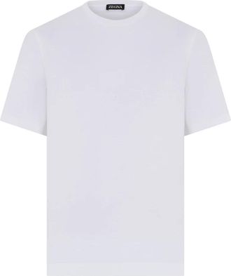 Ermenegildo Zegna Homme, Tops, Blanc, Taille: M T-Chemises