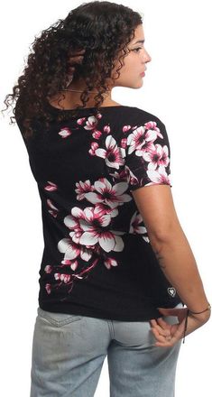 Yakuza Rundhalsshirt Hanami