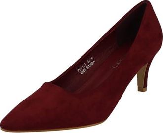 Spot On Escarpins pour femme F90129, rouge bordeaux, 37 EU