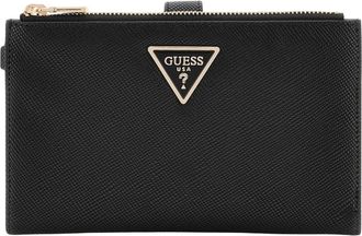 Guess Femme, Accessoires, Noir, Taille: ONE Size Laurel II SLG Double Zip Organizer