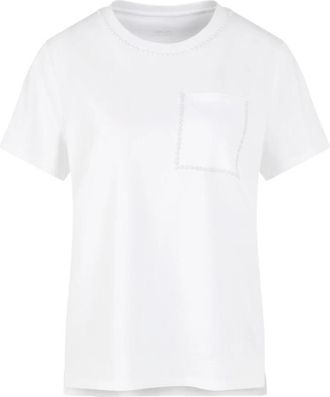 Marc Cain Stretch Cotton Shirt - - Tops - Damen - Wei&szlig; - S