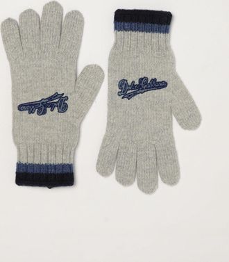 Dolce & Gabbana Handschuhe f&uuml;r Jungen aus reiner Schurwolle mit Logo-Patch