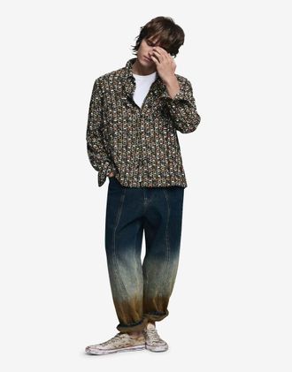 Desigual Jacquard-Hemd f&uuml;r Herren in Gr&uuml;n