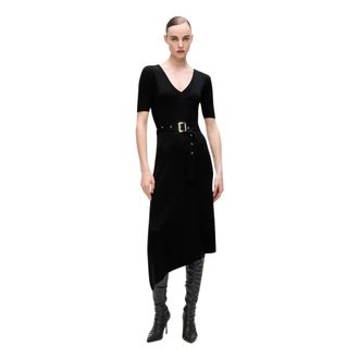 Karl Lagerfeld Femme, Robes, Noir, Taille: 42 FR Robes Midi