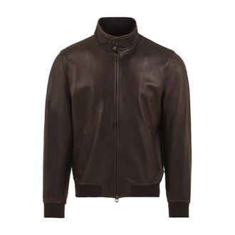 STEWART Homme, Vestes, Brun, Taille: M Jeff-Washed Veste en Cuir Nappa
