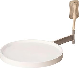 Generic Kleiner Runder Beistelltisch mit Klapptablett, Wandmontierter, Teleskopierbarer und H&ouml;henverstellbarer Schreibtisch f&uuml;r Schwebende Ablagefl&auml;chen Neben