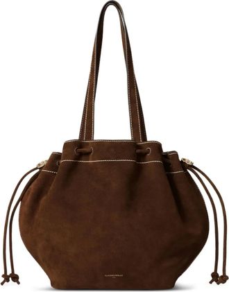 Claudie Pierlot sac porté épaule Albane - Marron