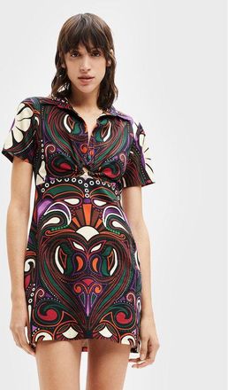 Desigual Kleid f&uuml;r den Alltag Celia 22WWVW19 Bunt Regular Fit