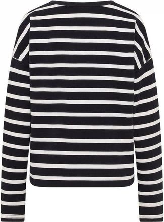 Elbsand Sweatjacke Sweatshirt Elva ELBSAND Coldwater_Cloud White_stripe
