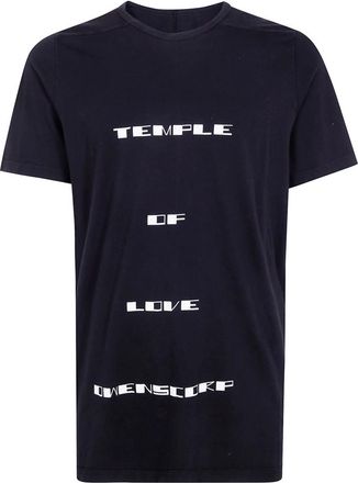 Rick Owens Homme, Tops, Noir, Taille: XL Level T T-Shirt