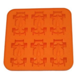 Generic Generisches F1 Ice Form Silicon Formel Rennwagen Jello Formen Autobild Ice Tablett (orange)